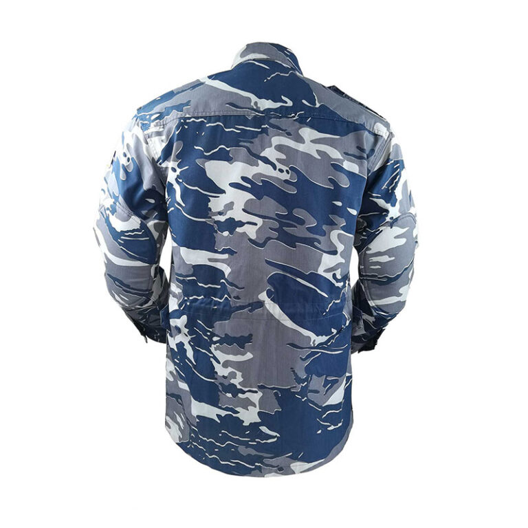 Blue Military Uniform Custom Camouflage - kms