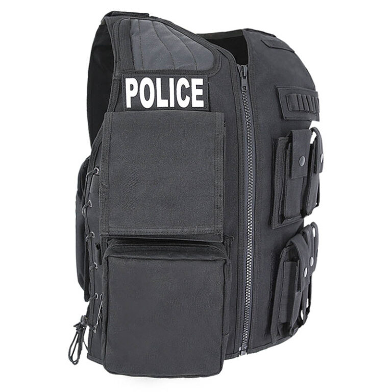 Police Tactical Vest Multiple Pockets - kms